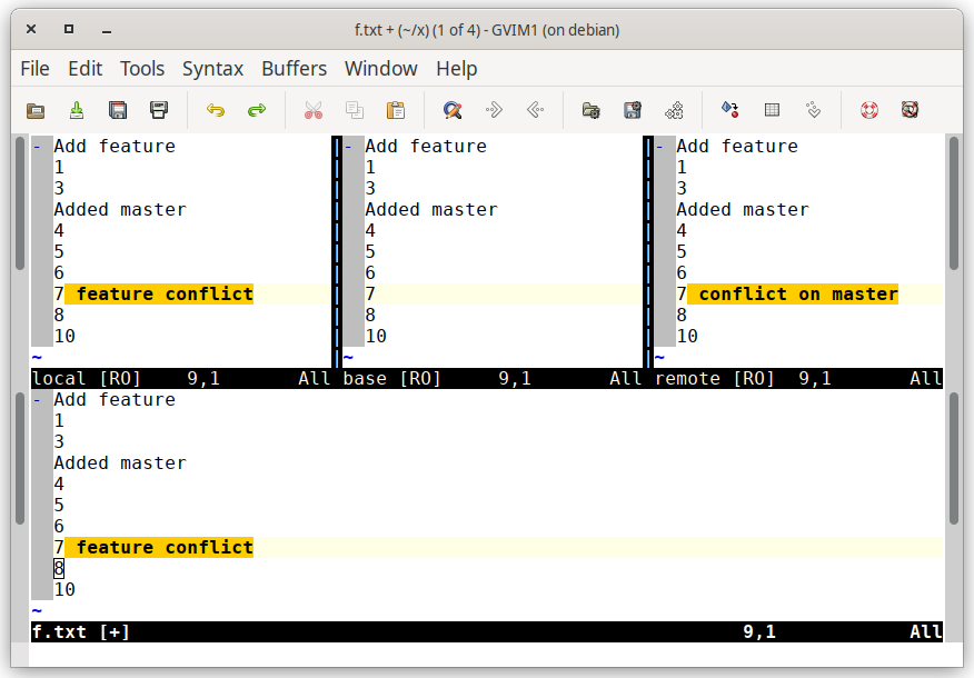 How to Resolve Git Rebase and Merge Conflicts with Vim
