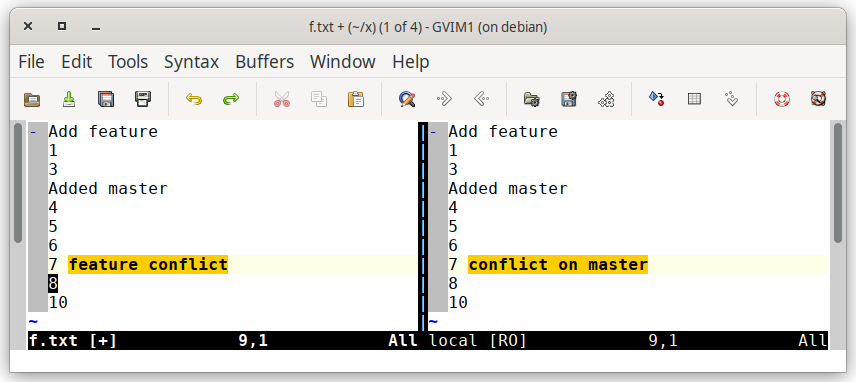 How to Resolve Git Rebase and Merge Conflicts with Vim